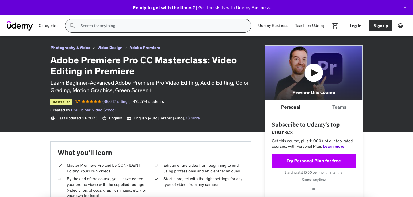 Beginner Video Editing Courses + Certificate (Free & Paid)